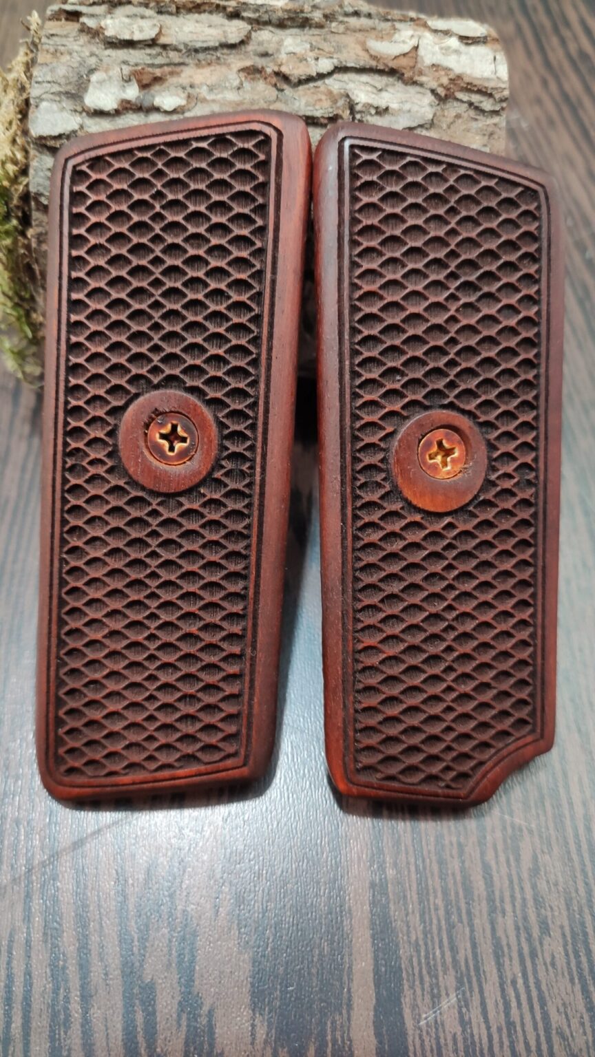 Beech Wood Pistol Grip for Star Super B – Star Emblem & Geometric ...