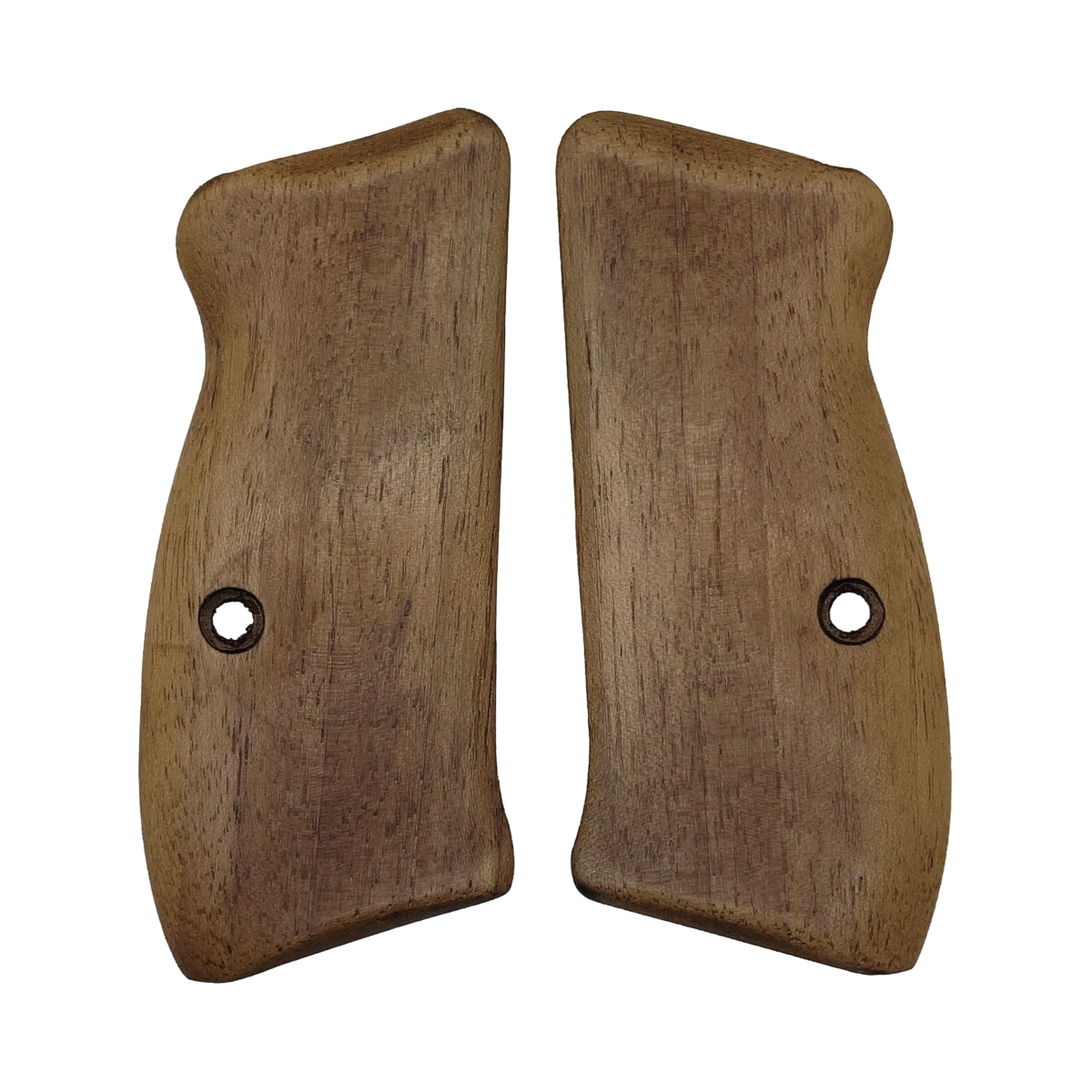 Honeycomb Pattern with Embossed Emblems - Beech Wood CZ 75 Grips ...